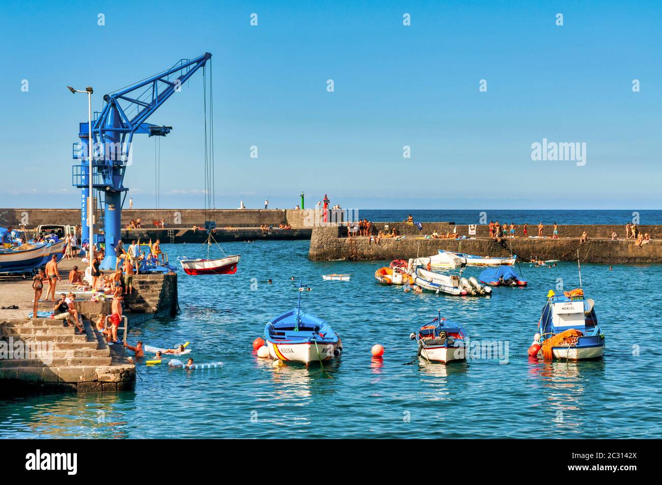 Embarcadero de El Penitente , Puerto de la Cruz, Tenerife, Canary ...