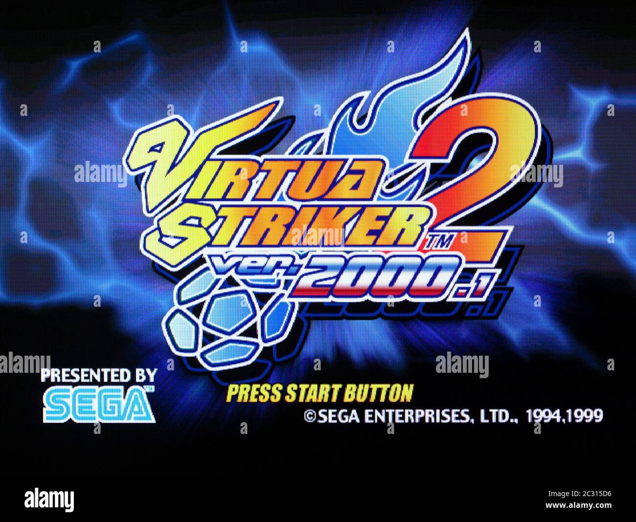 Virtua Striker 2 ver 2000.1 - Sega Dreamcast Videogame - Editorial use ...