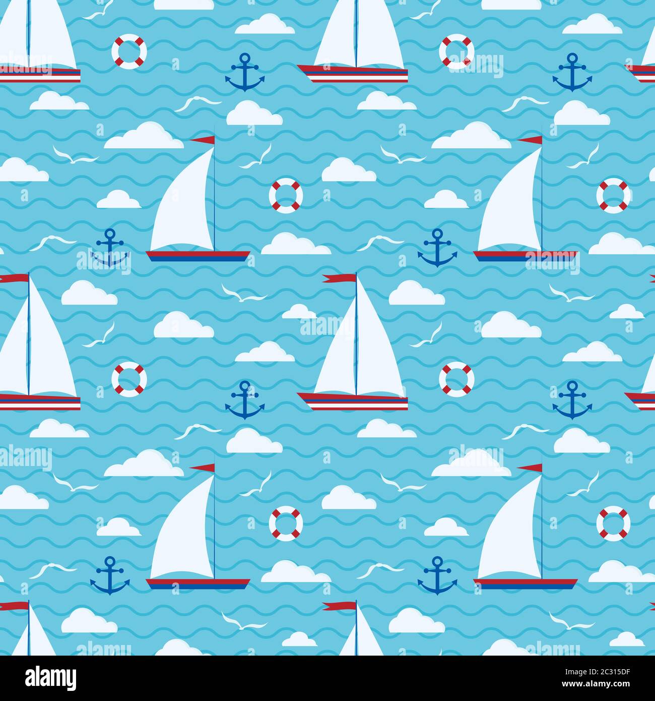 Nautical cartoon scenery hi-res stock photography and images - Alamy