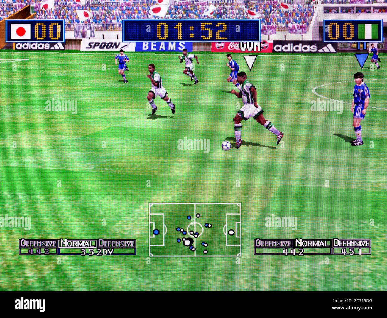 Virtua Striker 2 ver 2000.1 - Sega Dreamcast Videogame - Editorial use ...