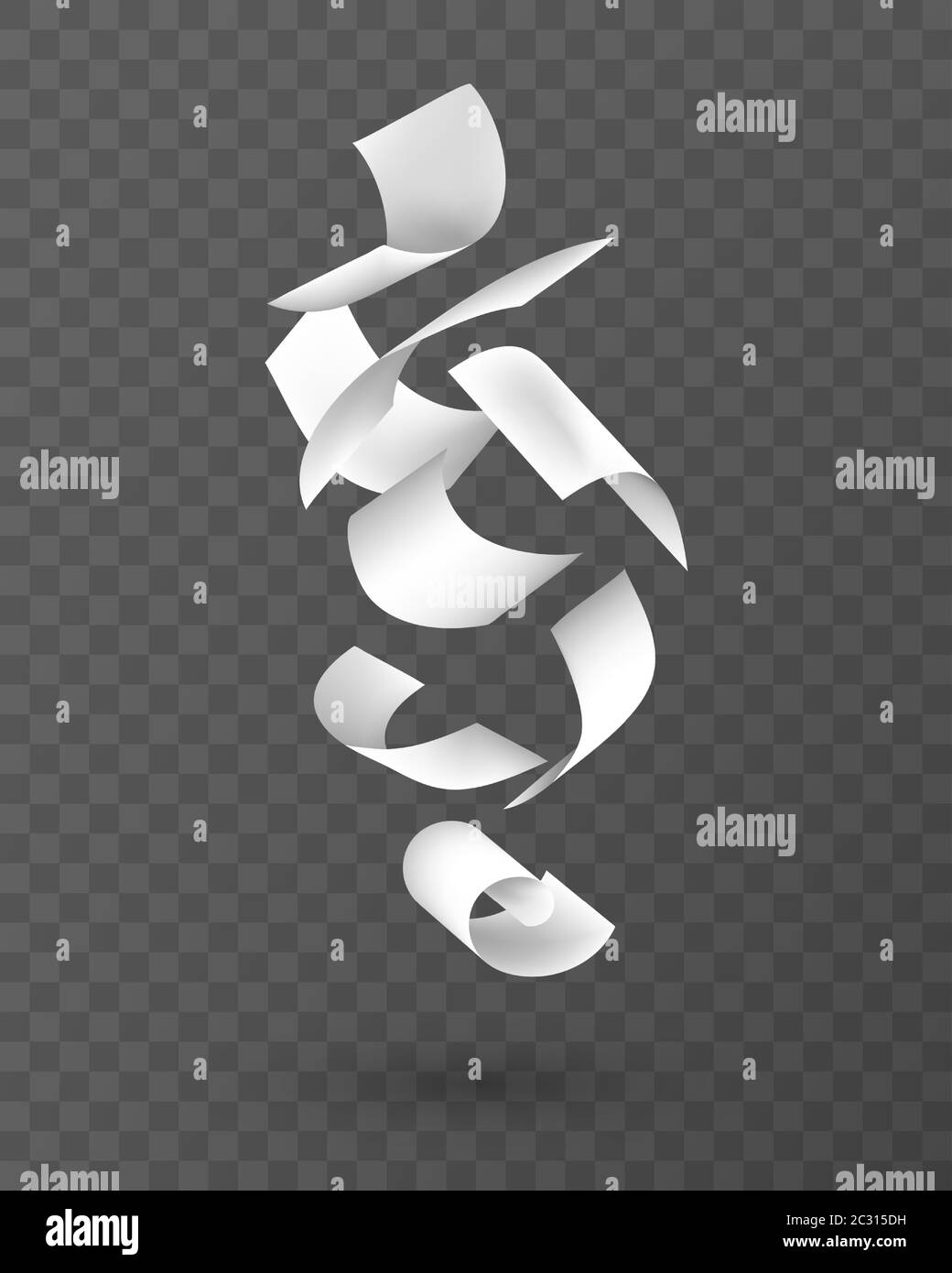 Scattered Papers Vector