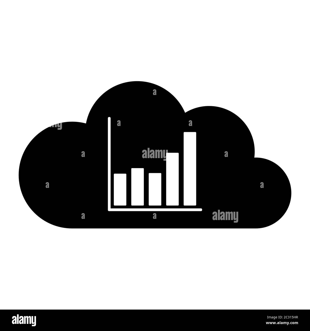 Chart and cloud Stock Photo - Alamy