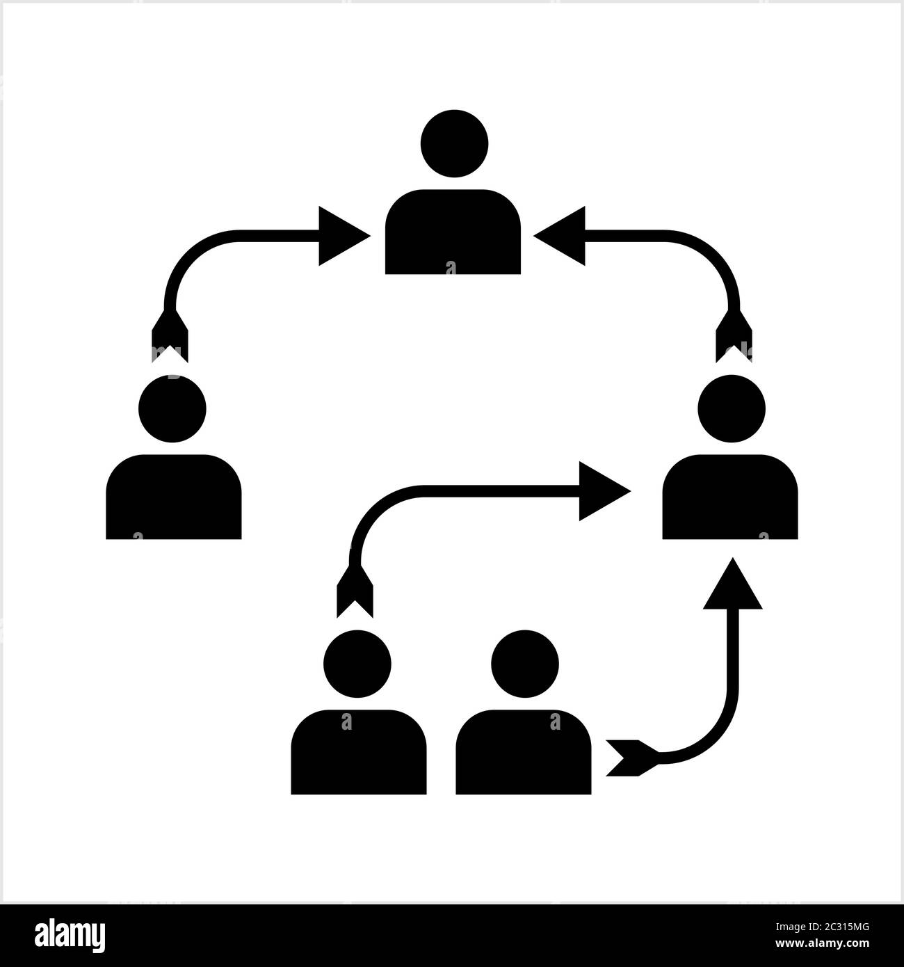 Communication Icon, Business, Social Communication Icon Vector Art ...
