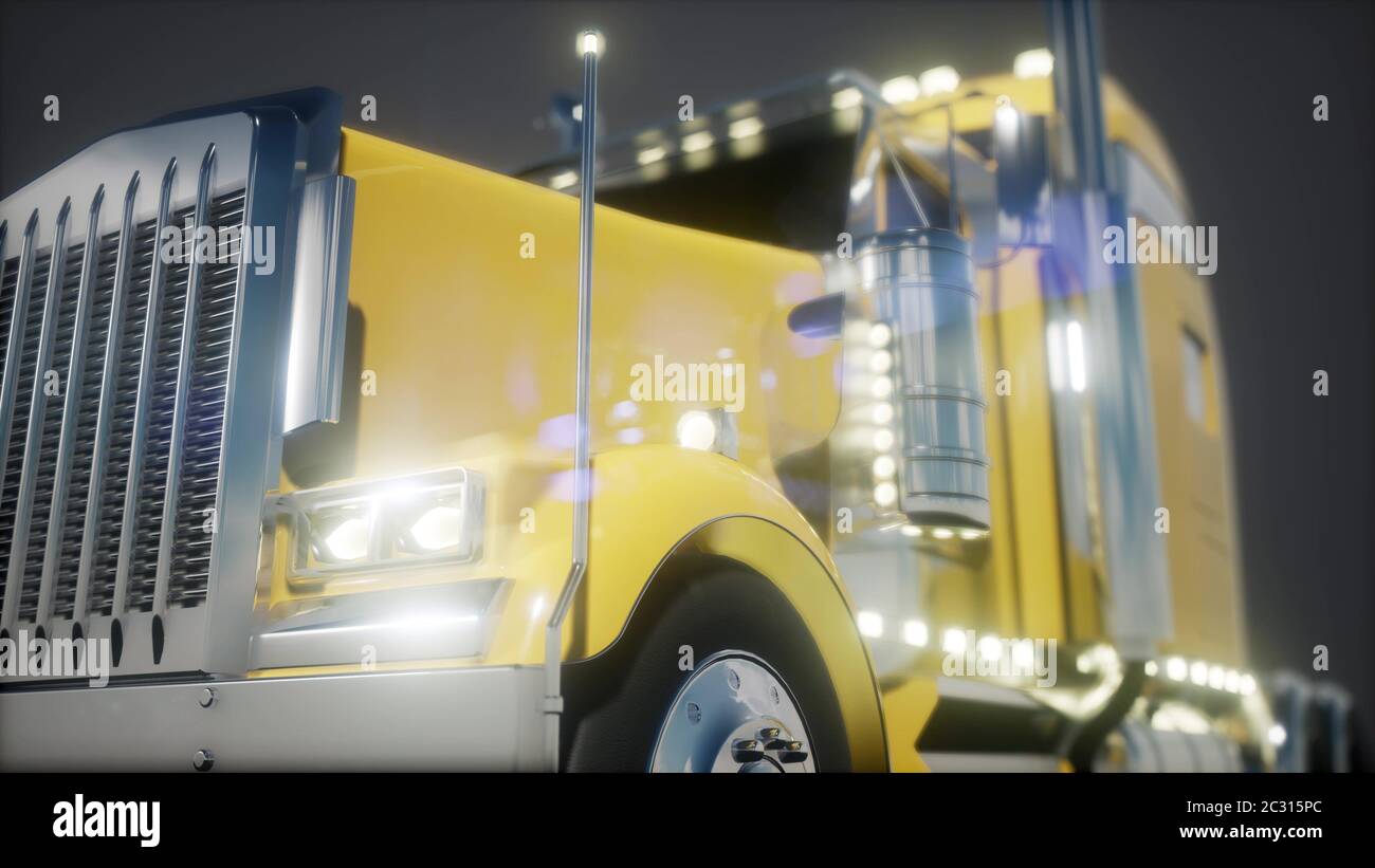 American big rigs hi-res stock photography and images - Alamy