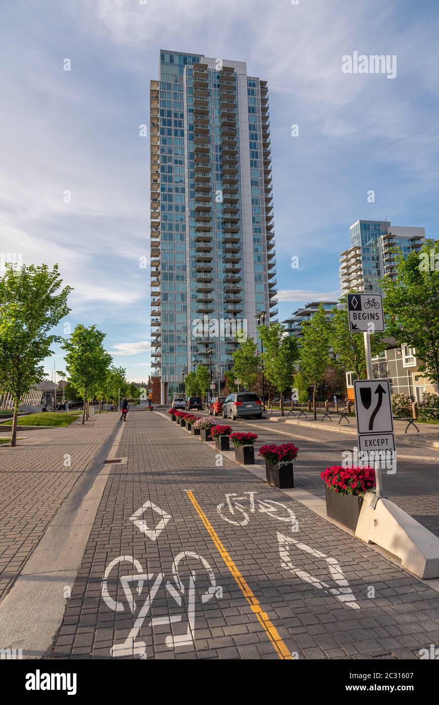 Bicycle path alberta hi-res stock photography and images - Alamy