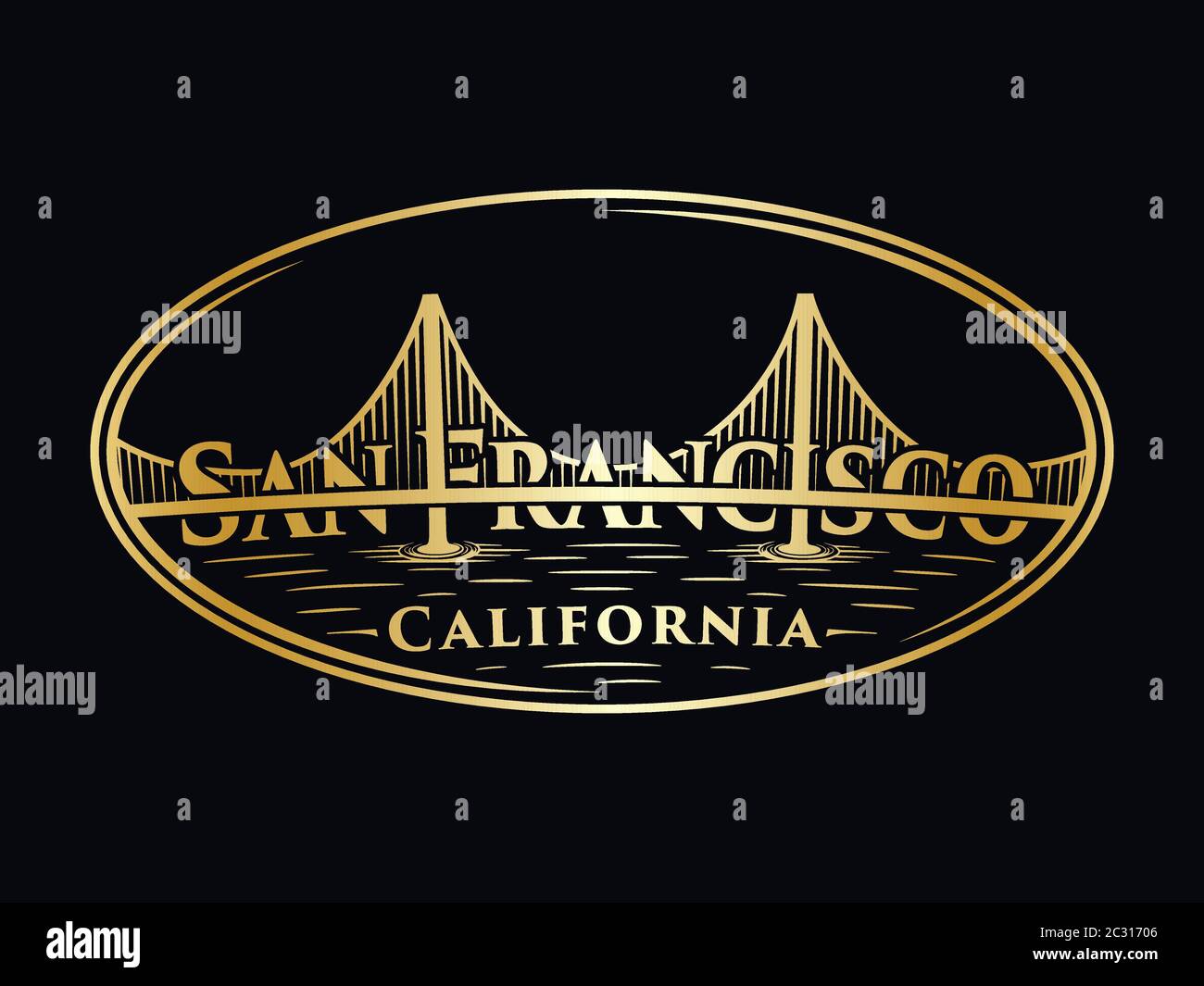 San Francisco logo. San Francisco design template. Vector and ...