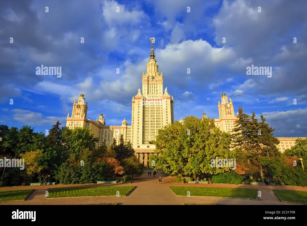 Moscow State University Stock Photo - Alamy