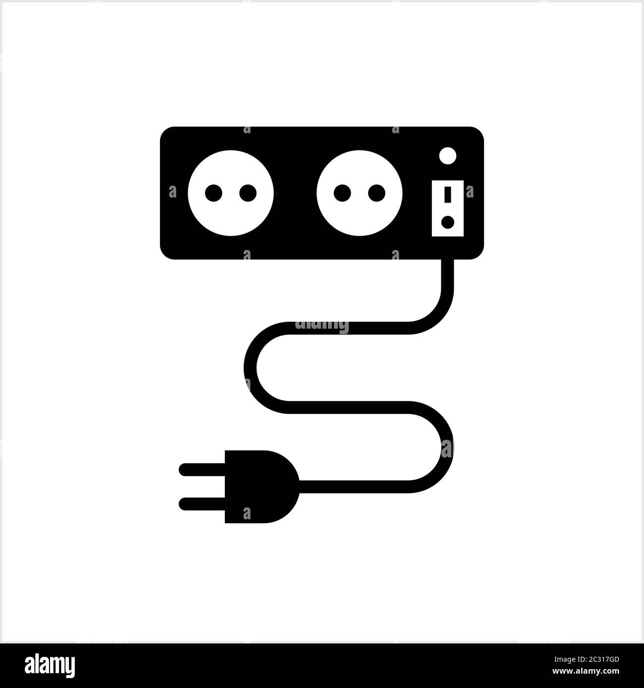 Extension Cord Icon Vector Art Illustration Stock Vector Image & Art ...