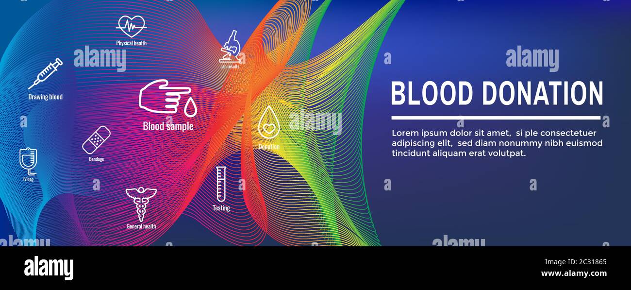 Blood drawing testing Stock Vector Images - Alamy