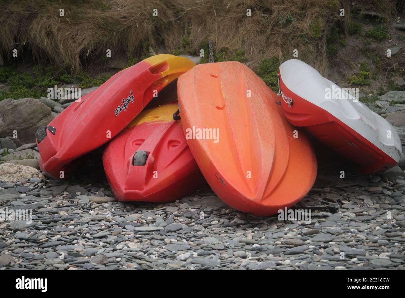 Pile Of Kayaks High Resolution Stock Photography and Images - Alamy