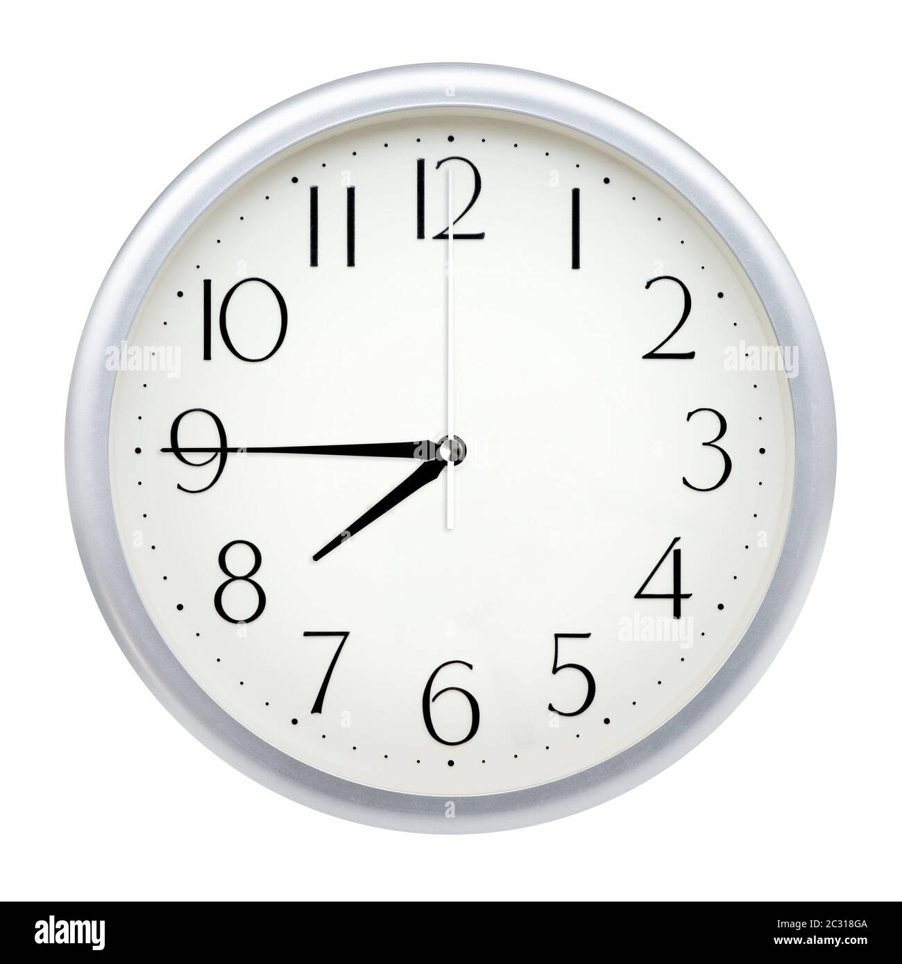 7 45 clock Cut Out Stock Images & Pictures - Alamy