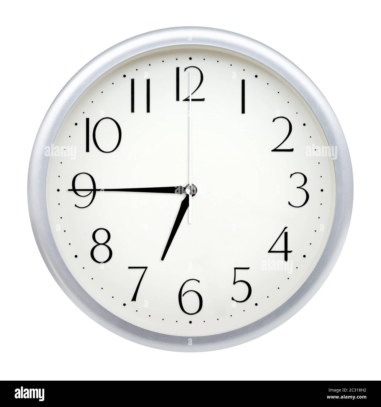 7 45 clock Cut Out Stock Images & Pictures - Alamy