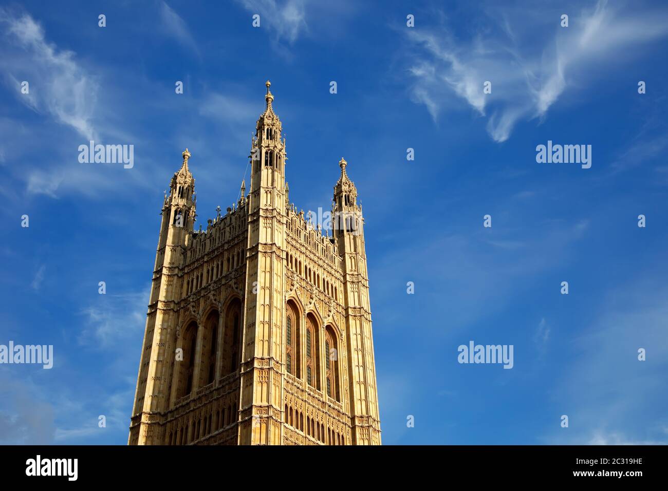Victoria Tower, Houses of Parliament Stock Photo - Alamy
