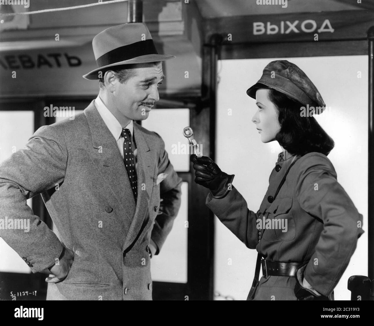 CLARK GABLE and HEDY LAMARR Publicity Portrait by CLARENCE SINCLAIR ...