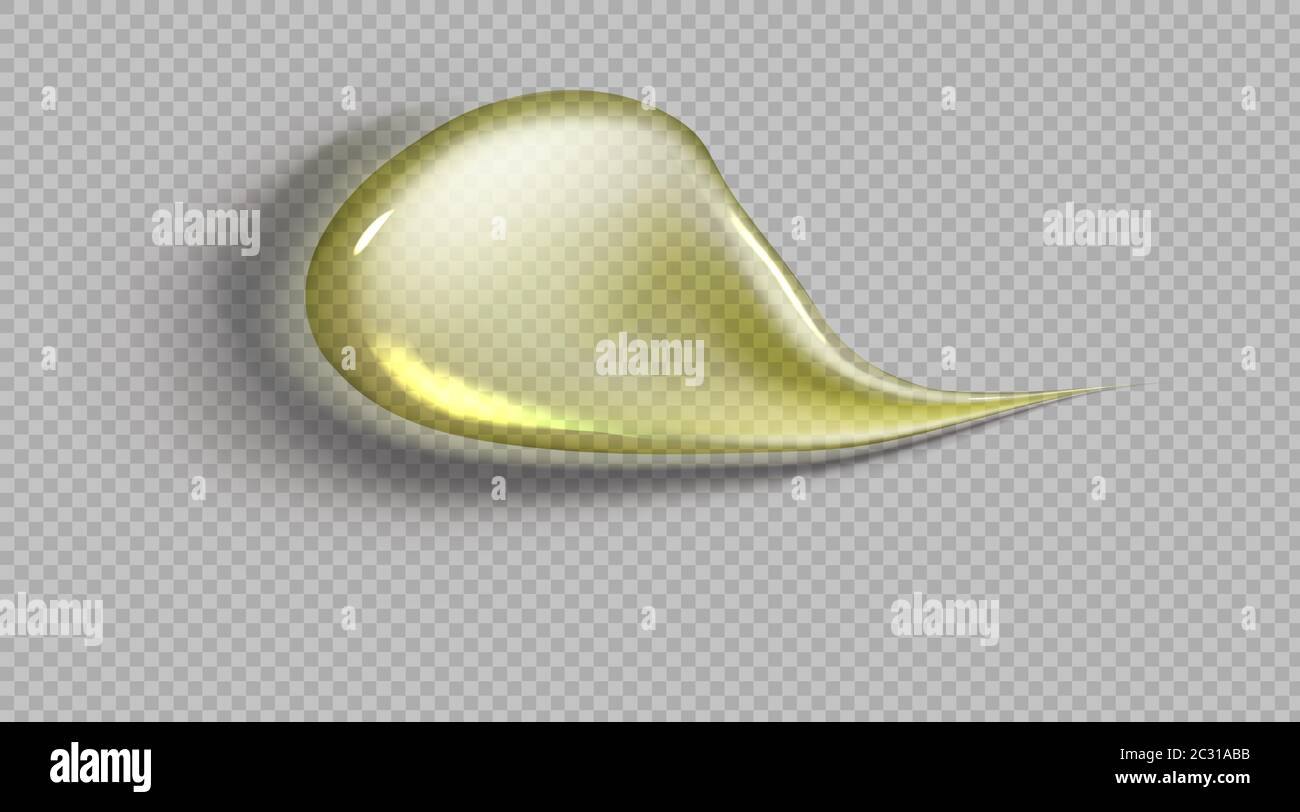 Cosmetic lotion or gel smear realistic vector illustration. Gel, soap ...