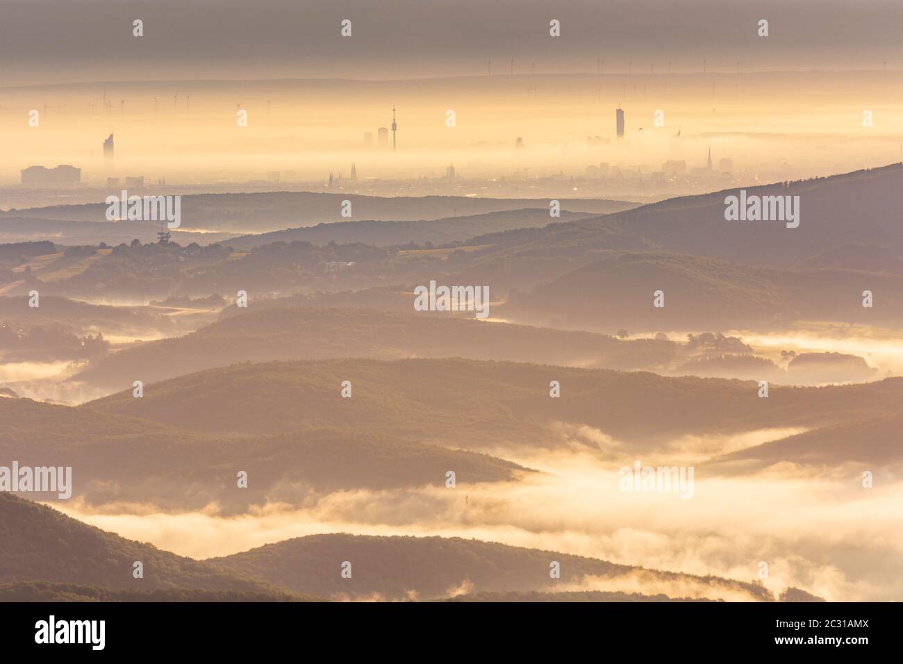 Wienerwald vienna woods in 00 overview hi-res stock photography and ...