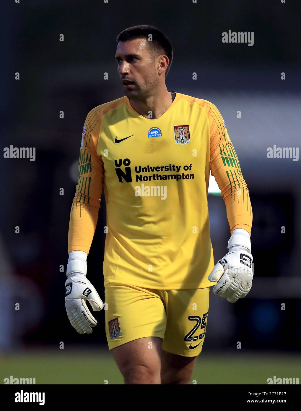 Northampton Town's goalkeeper Steve Arnold during the Sky Bet League ...
