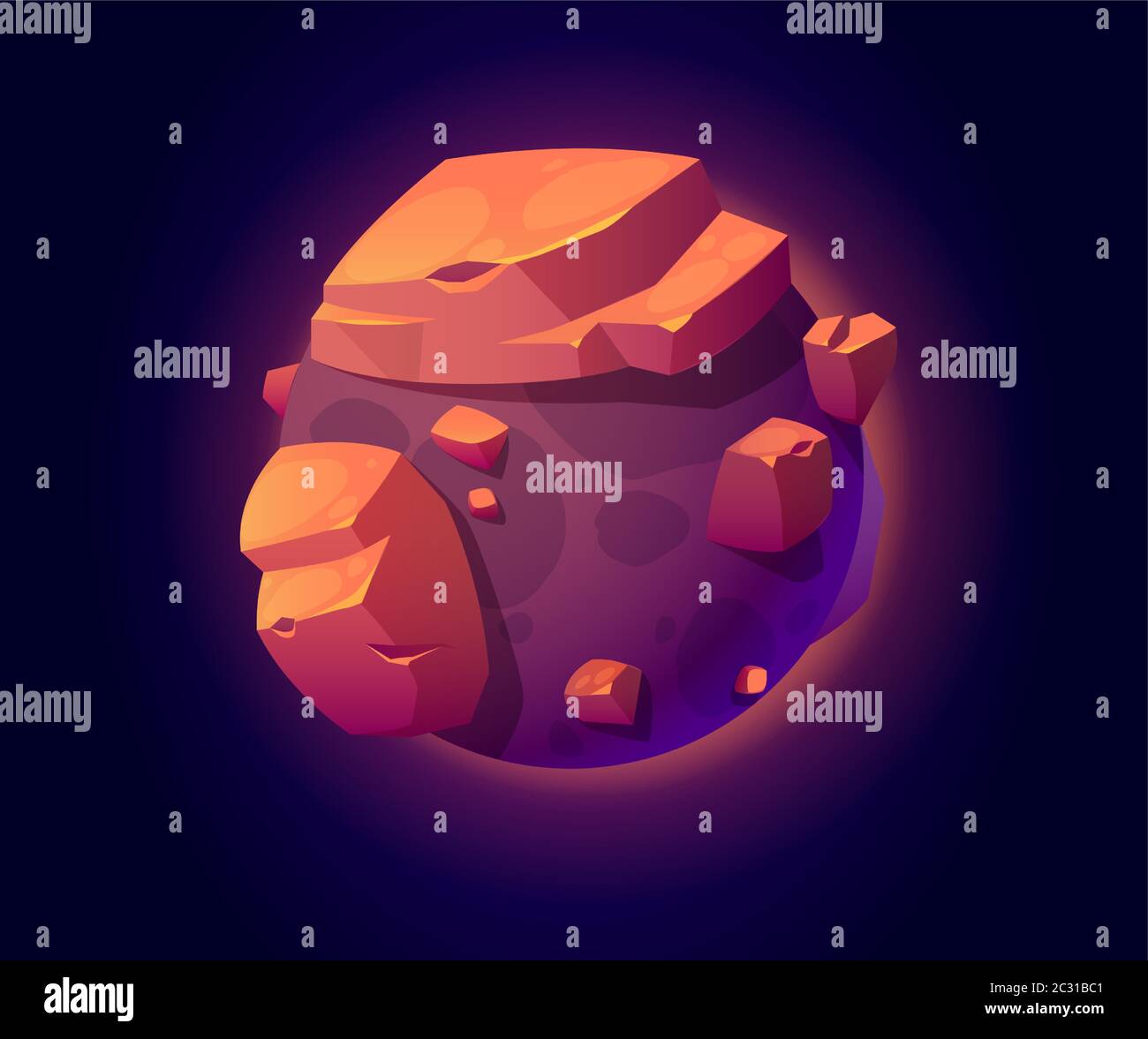 Brown stones Stock Vector Images - Alamy