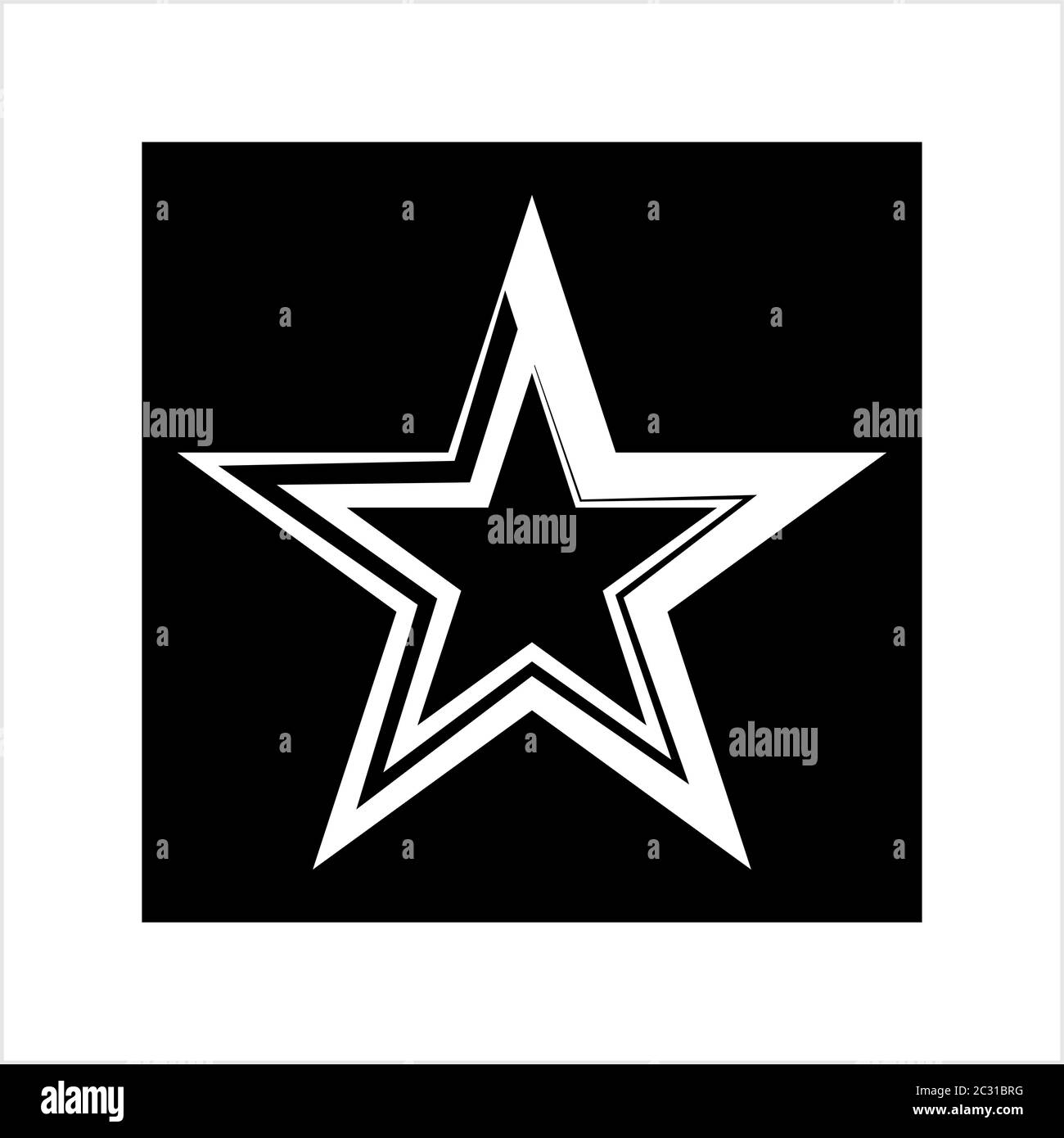 Star Shape Icon Design Vector Art Illustration Stock Vector Image & Art ...