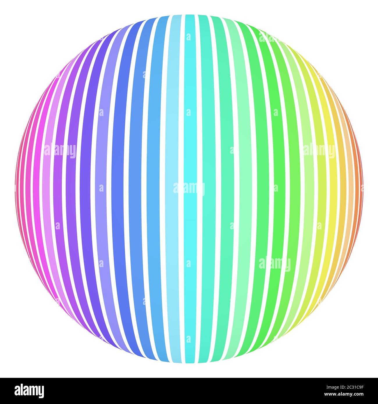 3d bright colours rainbow Cut Out Stock Images & Pictures - Alamy