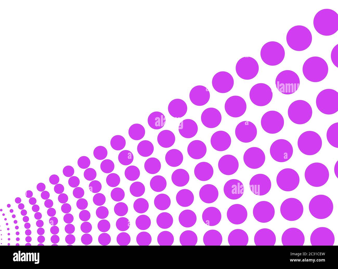 Abstract background texture: Small and big purple dots on white ...