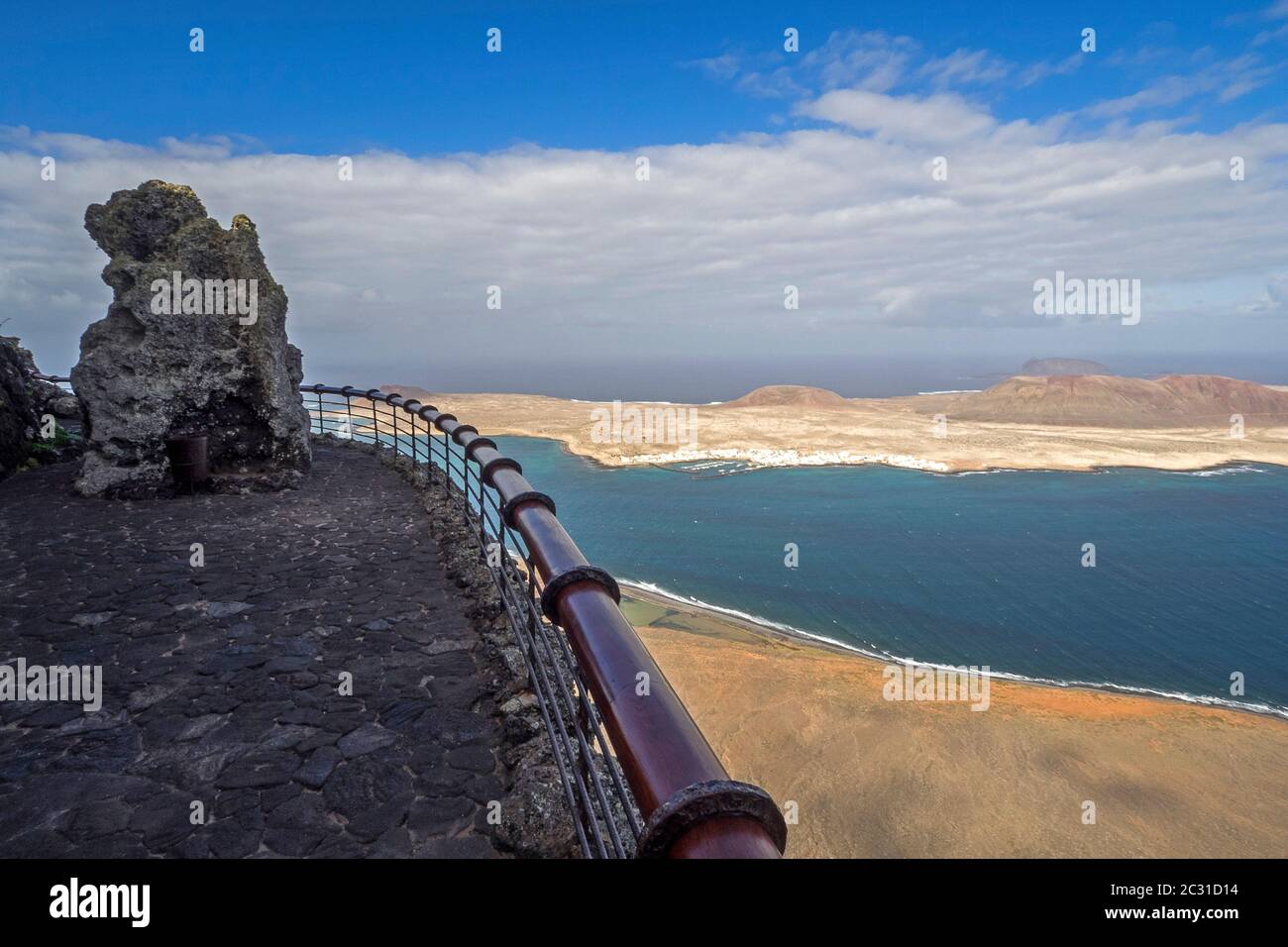 Spain, Canary Islands, Lanzarote / Mirador del Rio created by CÃ©sar ...