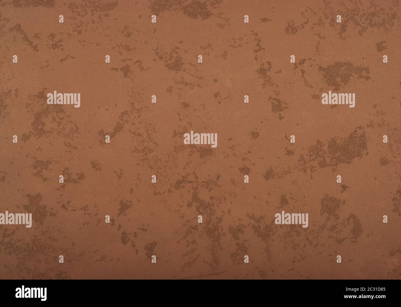 Grunge pastel brown faded uneven old aged daub plaster wall texture ...