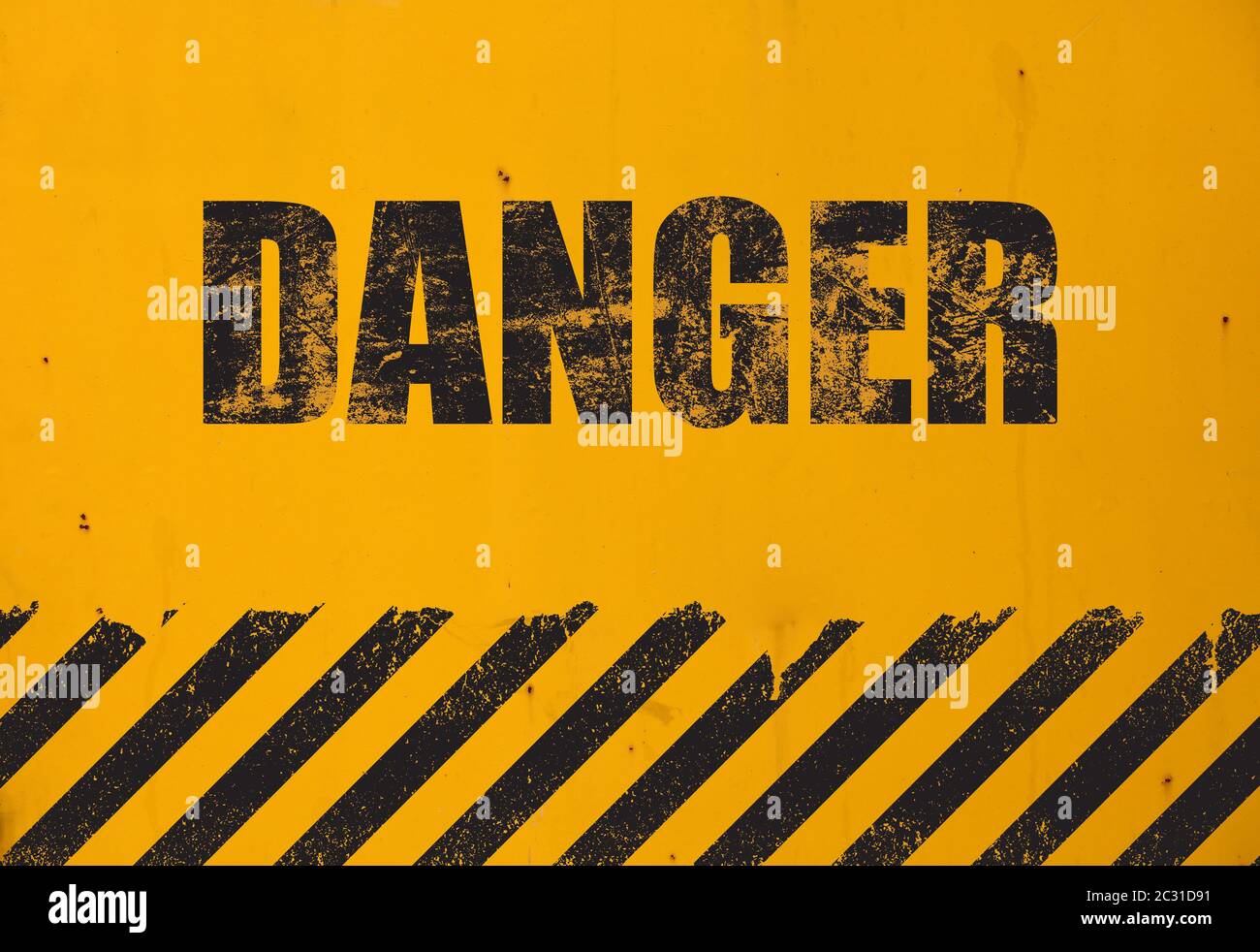 Diagonal Hazard Stripes Texture Weathered High Resolution Stock ...