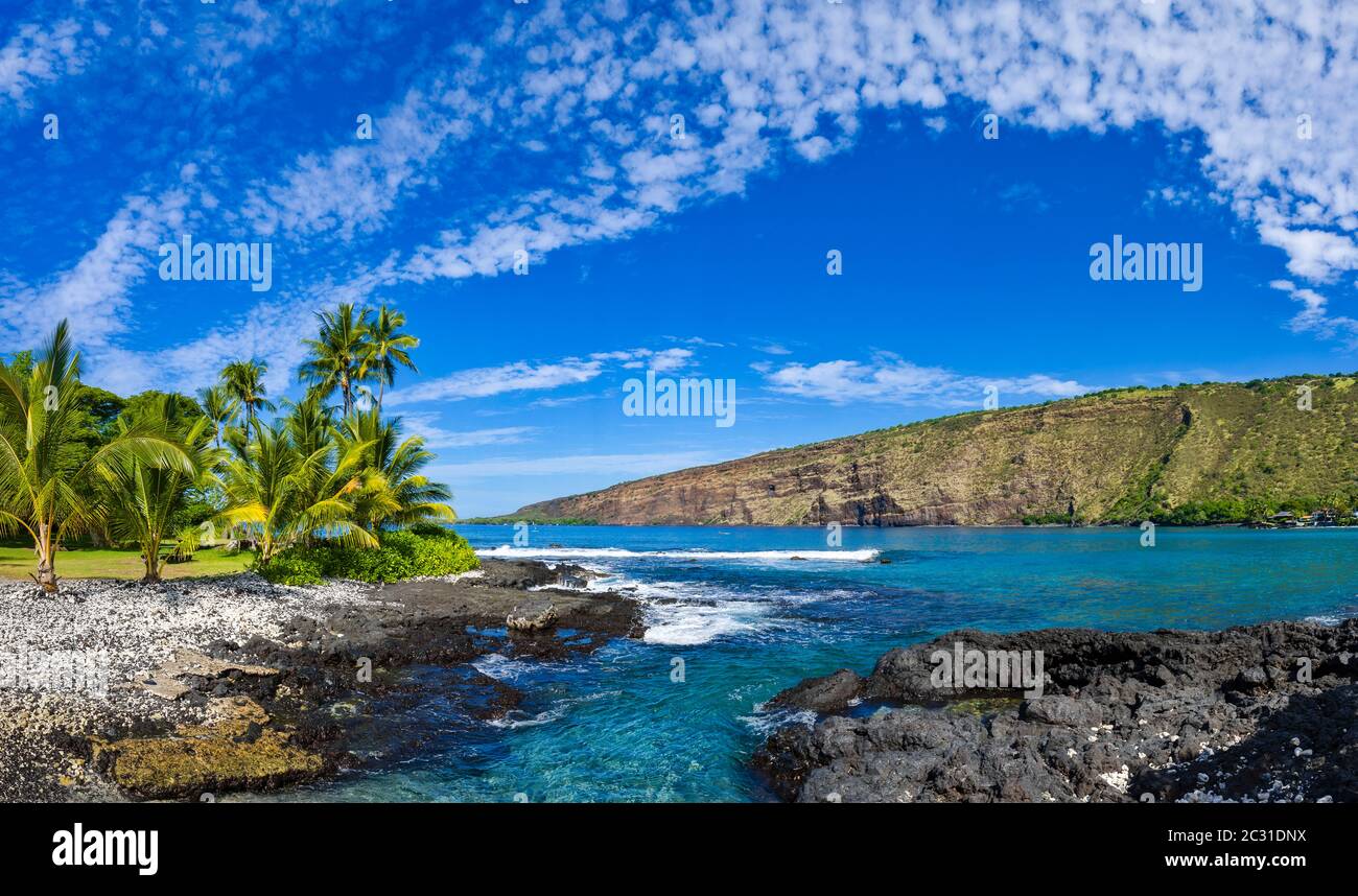 Hawaii south kona manini beach hi-res stock photography and images - Alamy