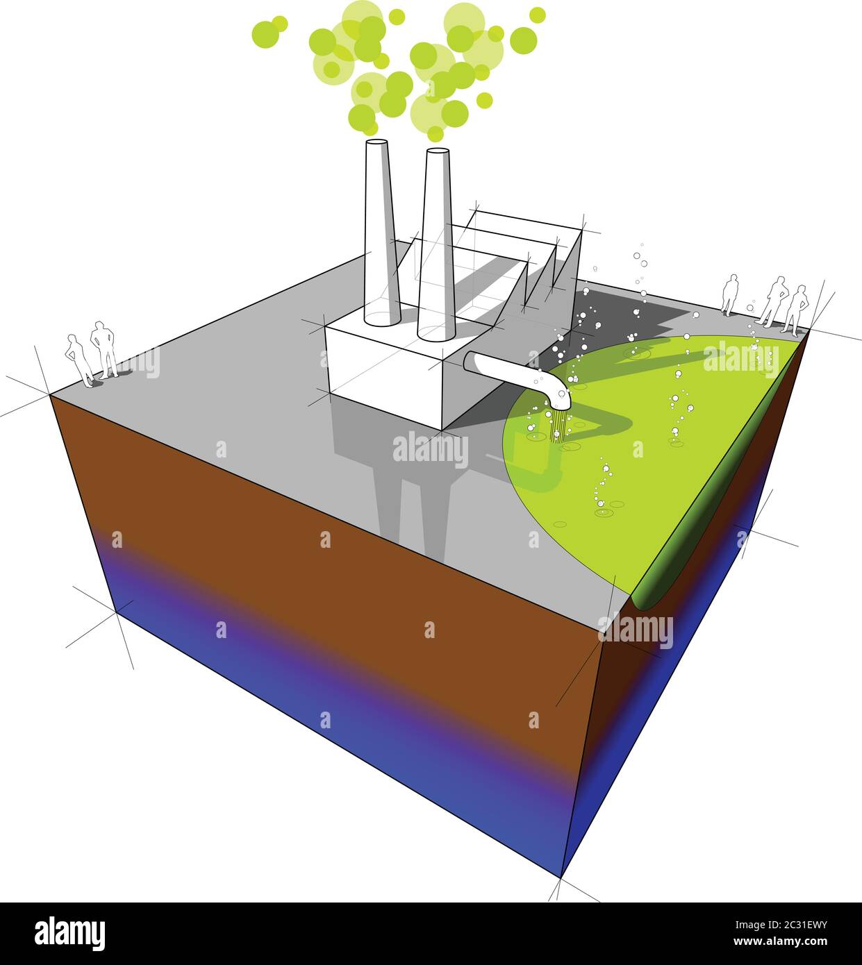 Liquid air building Cut Out Stock Images & Pictures - Alamy