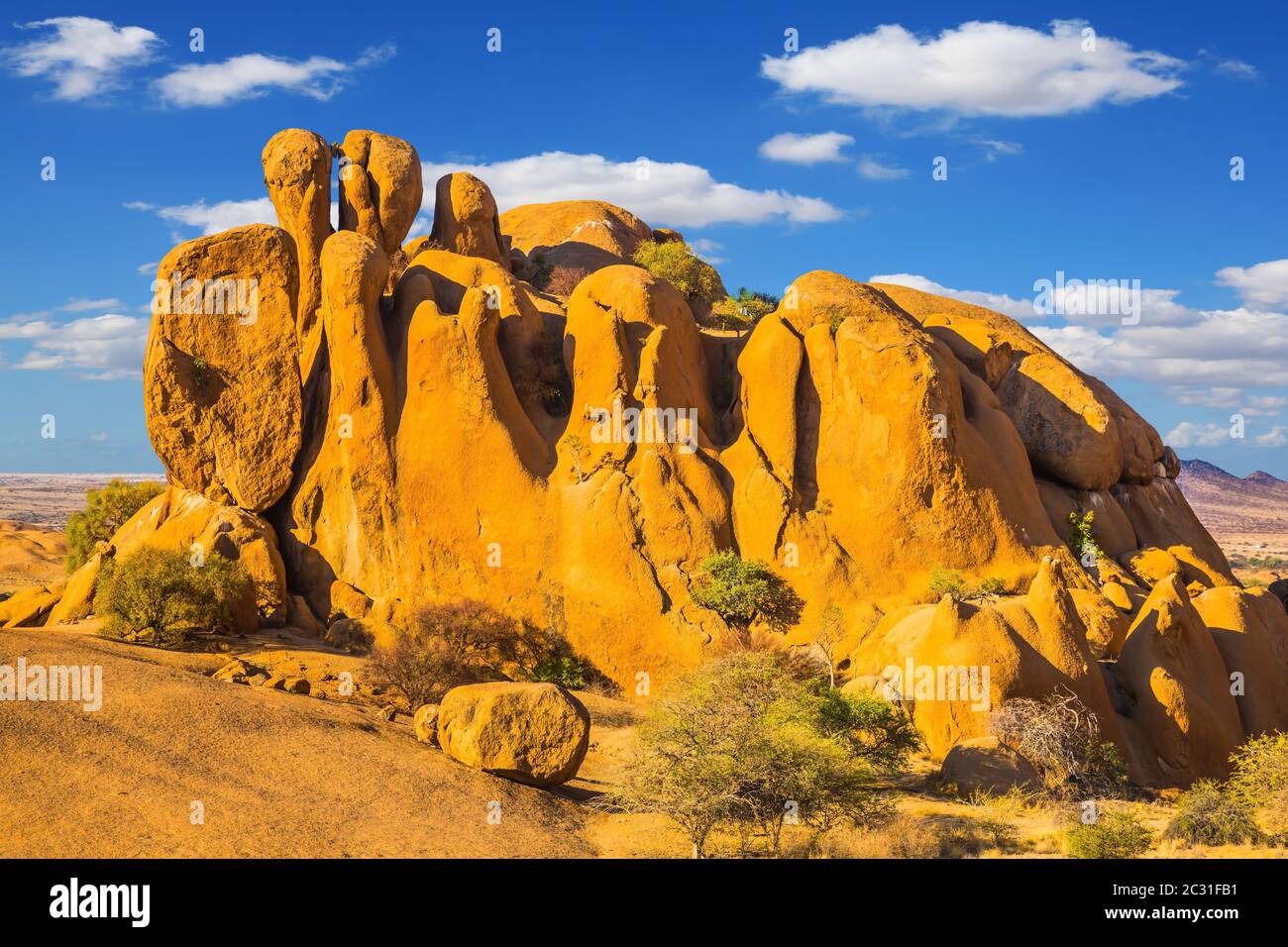 The granite in the Desert Namib Stock Photo - Alamy