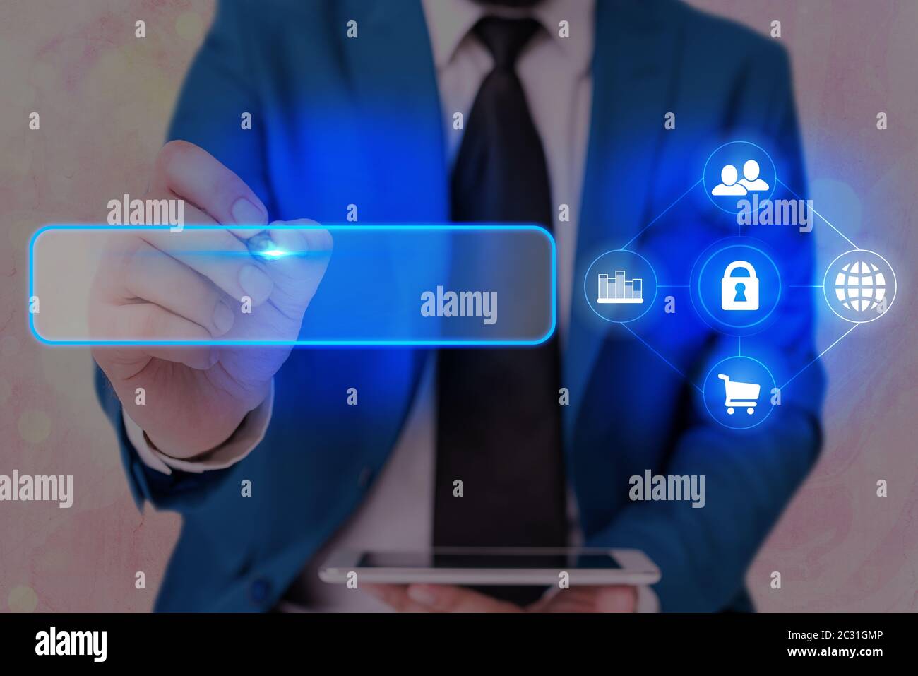 Information Digital Technology Network Connection Infographic Elements ...