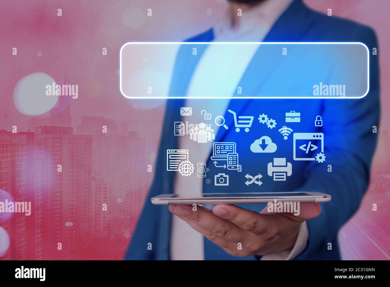 Information Digital Technology Network Connection Infographic Elements ...