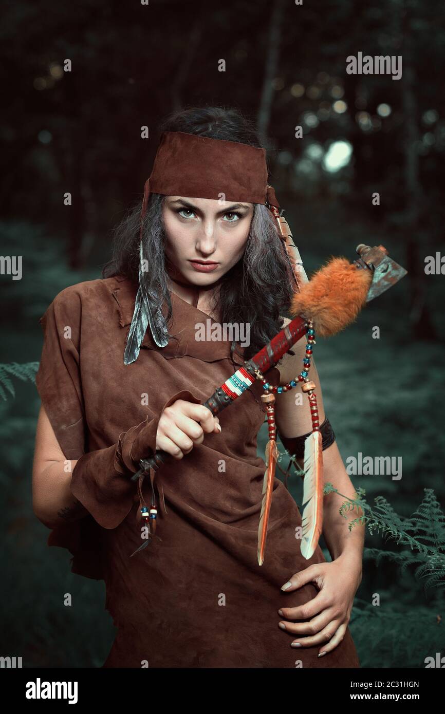 Beautiful indian fantasy woman posing hi-res stock photography and ...