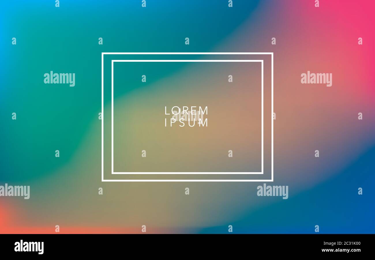 Colorful gradient background with frame and place for text, Abstract ...