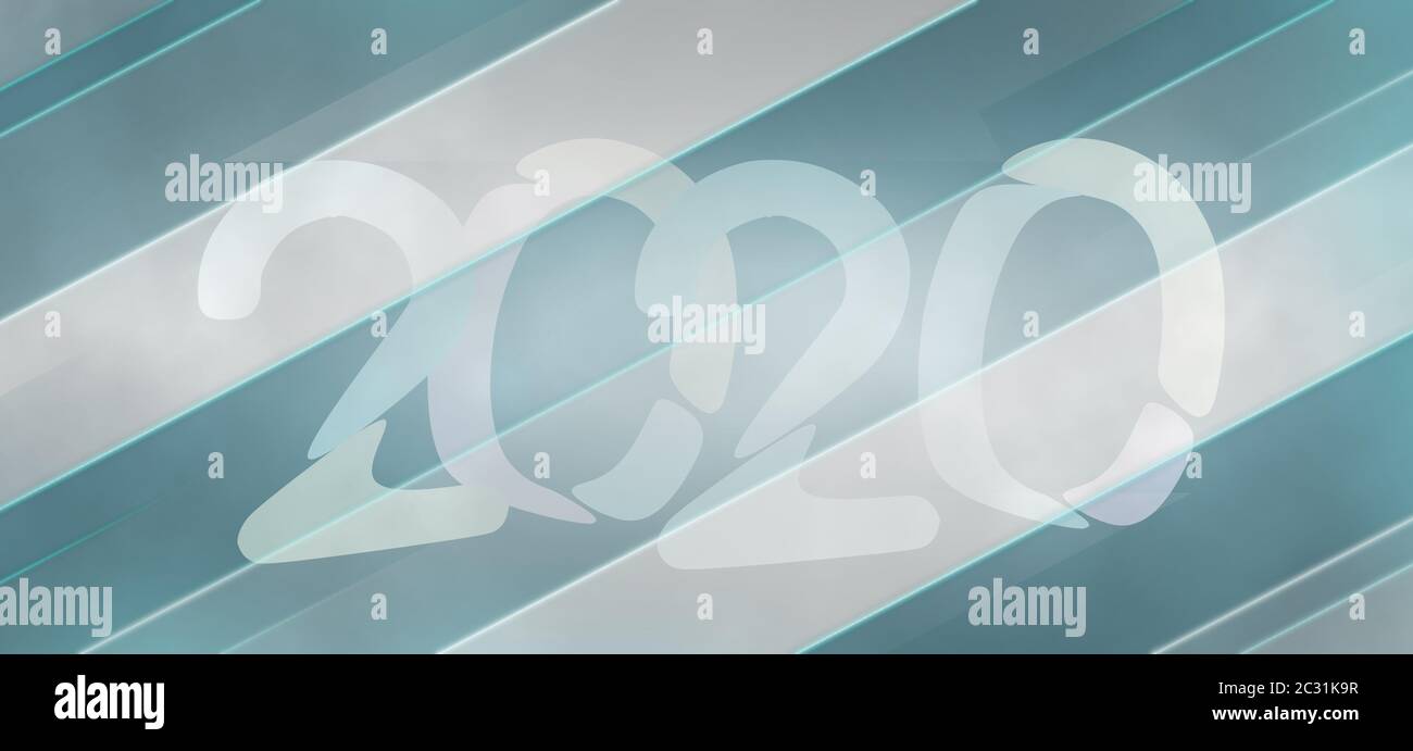 translucent bold letters 2020 3d-illustration Stock Photo - Alamy