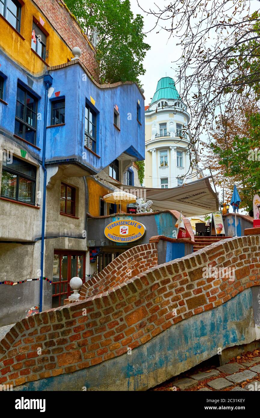 Colorful vienna house hi-res stock photography and images - Alamy