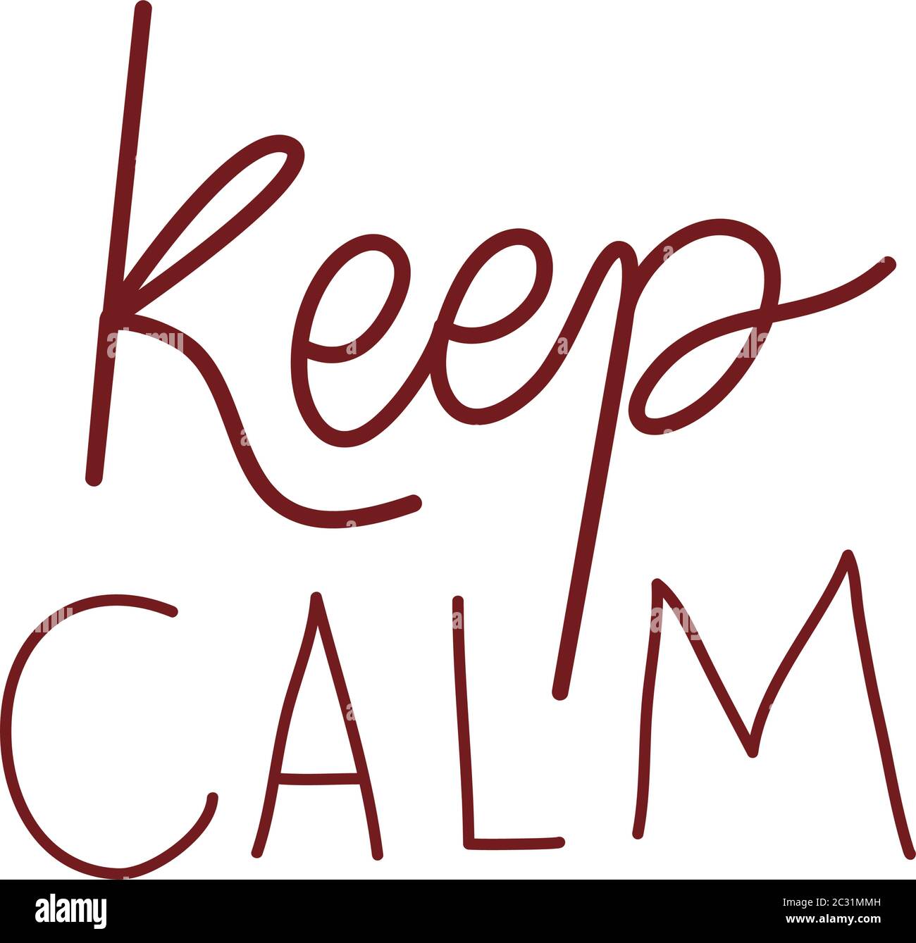 Keep calm text design of Happiness positivity and covid 19 virus theme ...