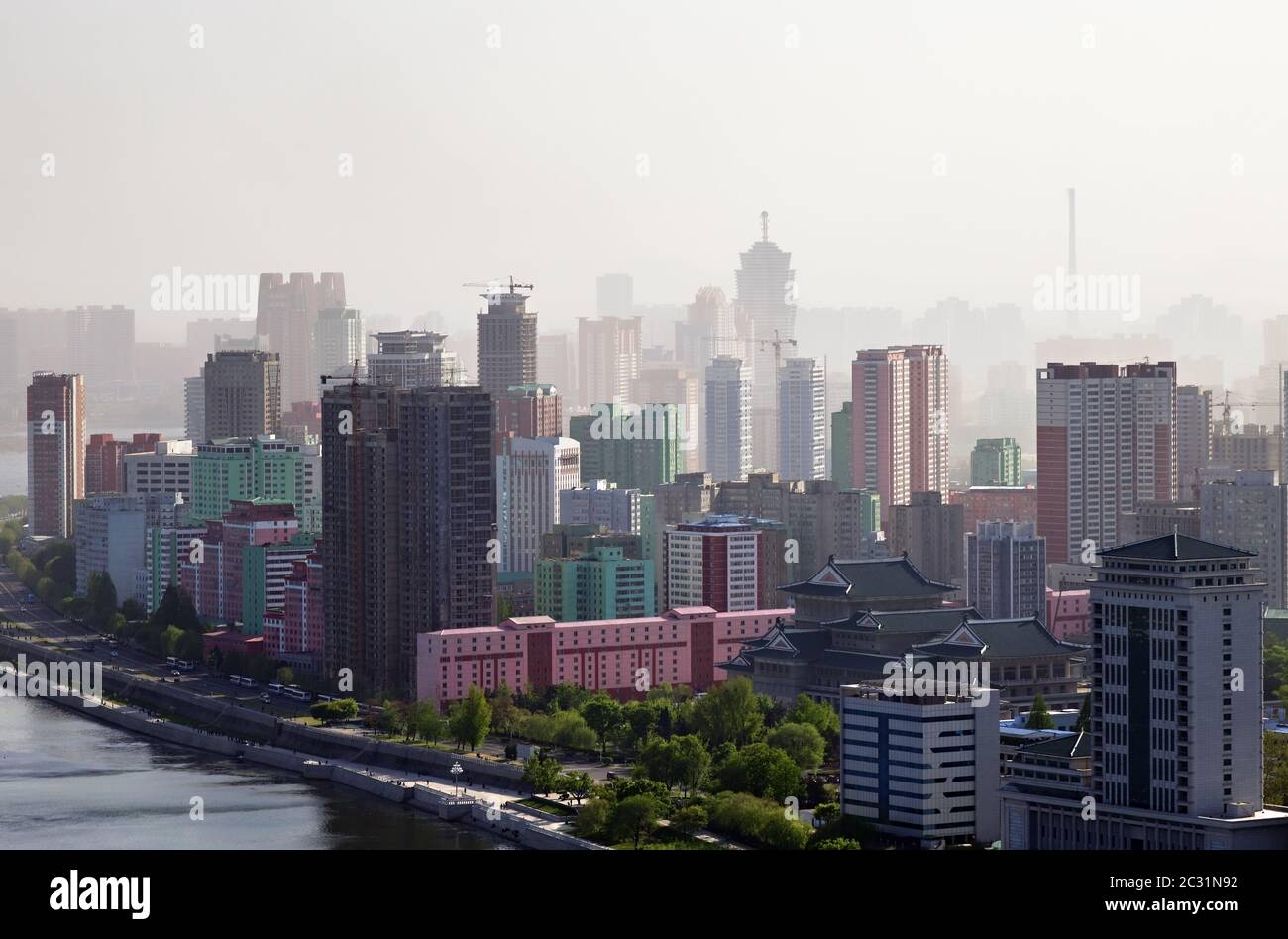 Pyongyang skyline 2019 hi-res stock photography and images - Alamy