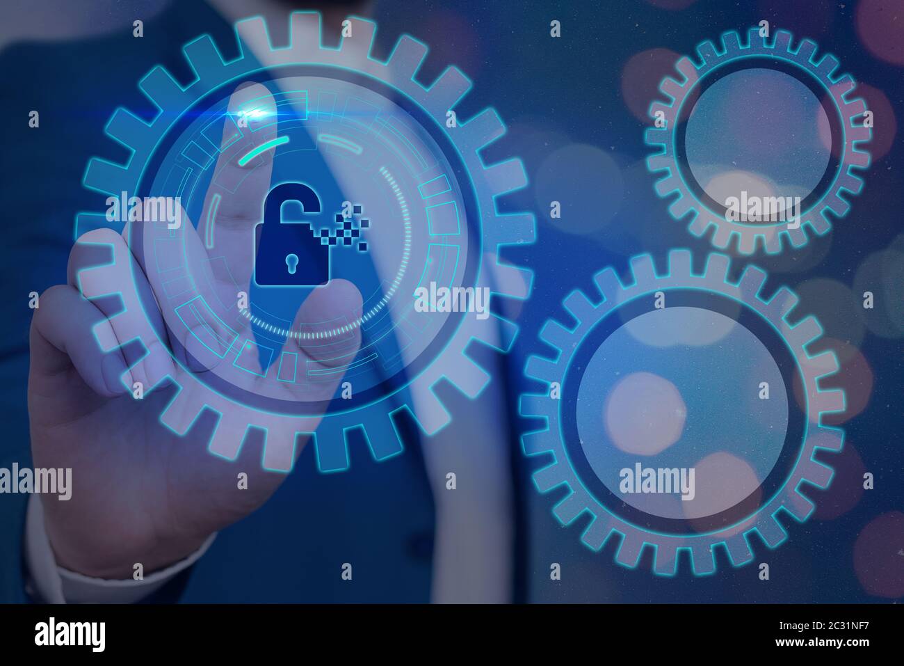 Graphics Padlock For Web Data Information Security Application System ...