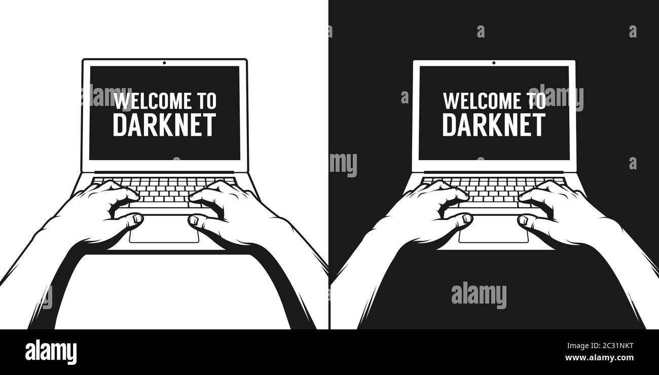 Typing laptop above view Stock Vector Images - Alamy