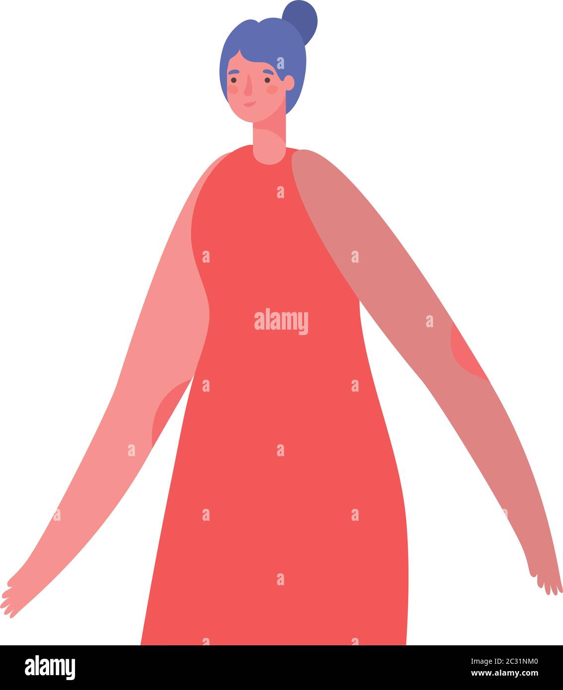 Avatar woman cartoon with casual cloth design, Girl female person ...