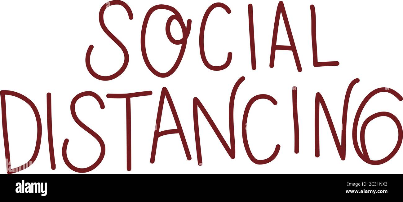 social distancing text design of Happiness positivity and covid 19 ...