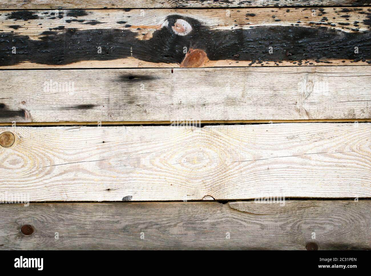 a wooden wall made of weathered wooden boards, texture of wood, texture ...