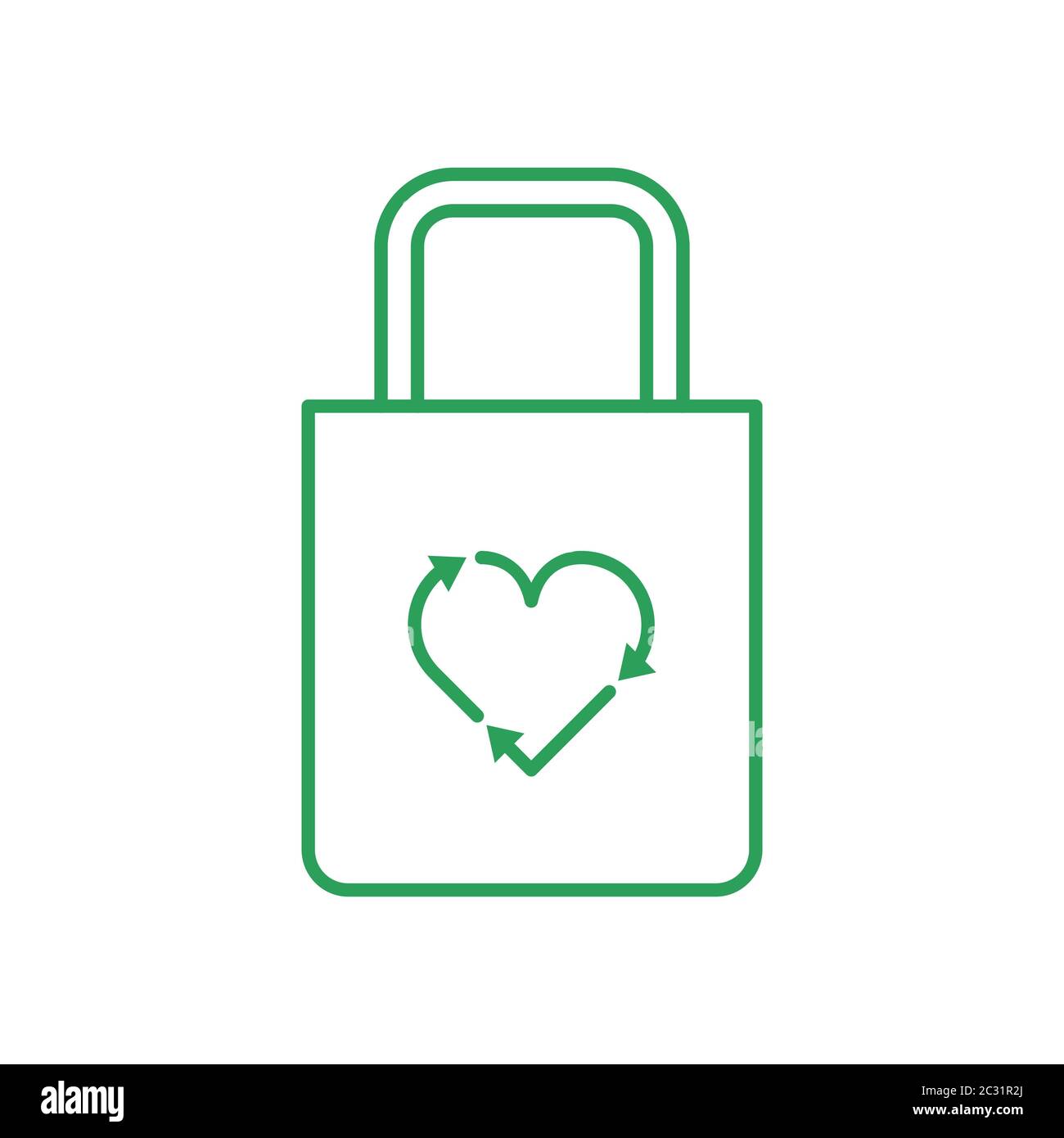 Recycle heart recycling symbol reuse Cut Out Stock Images & Pictures ...