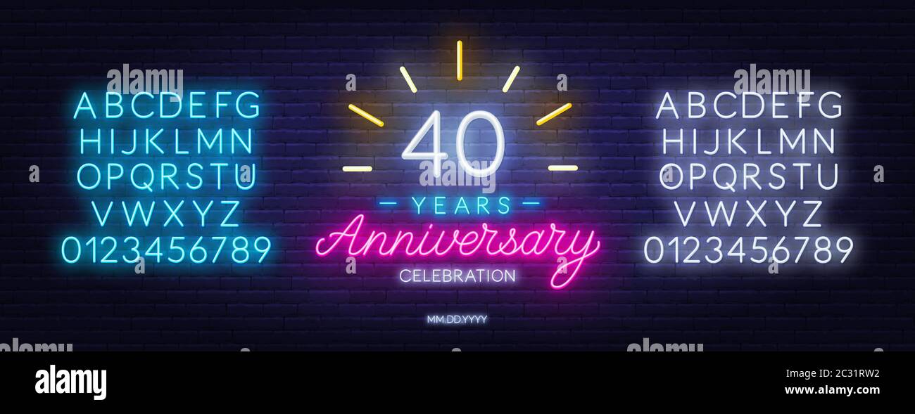 40th birthday background hi-res stock photography and images - Alamy