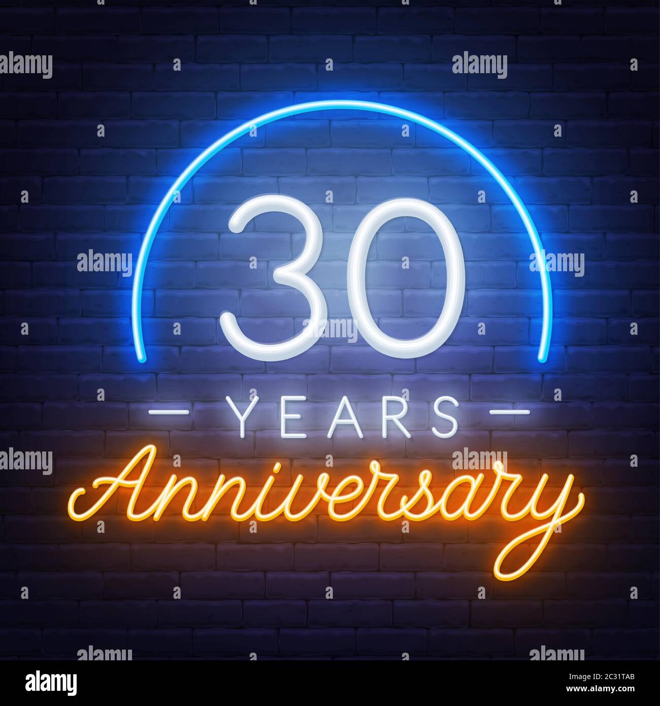 Anniversary poster 30 years hi-res stock photography and images - Alamy