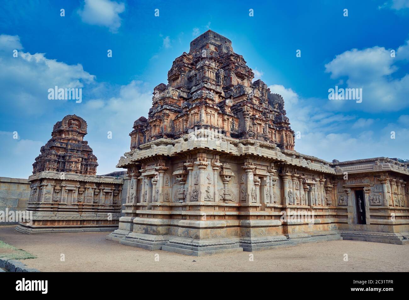 Vijayanagara temple in Hampi, Karnataka, India Stock Photo - Alamy