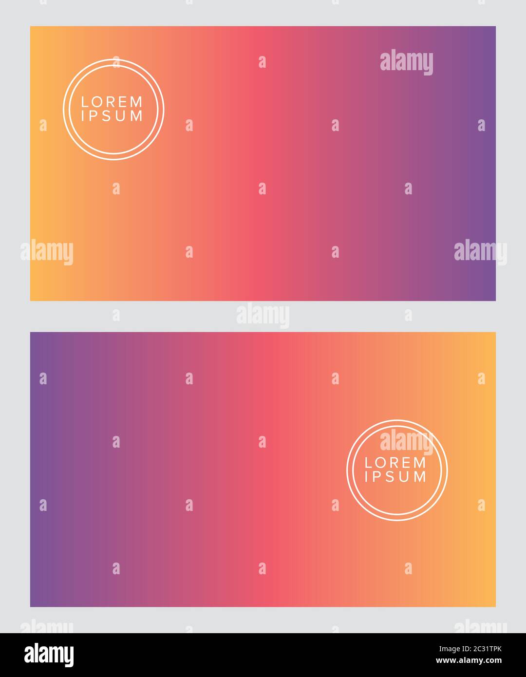 Colorful Gradient Backgrounds Frames With Circle Place For Text Abstract Texture Art And