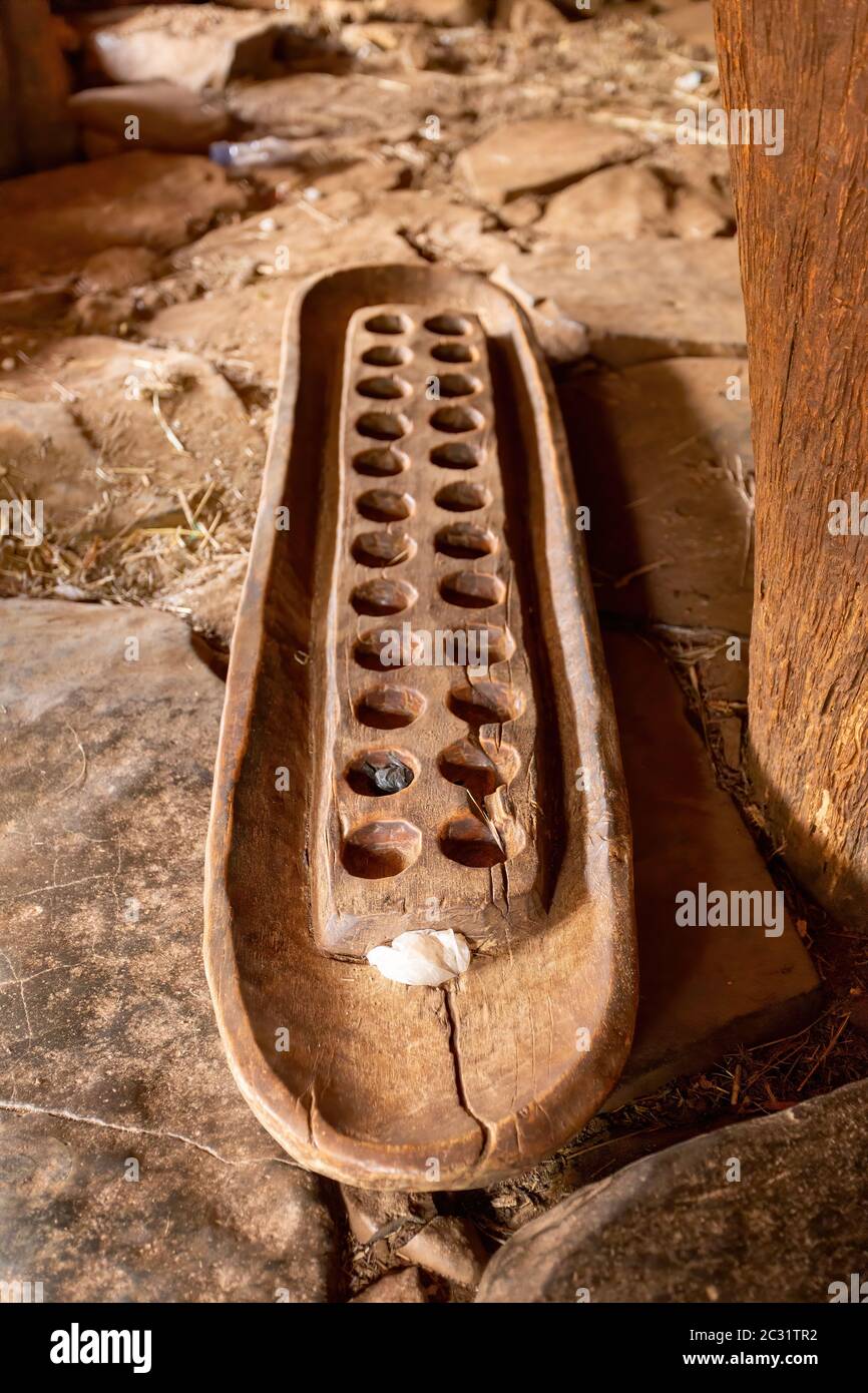 board for Gabata, game from Ethiopia Stock Photo - Alamy